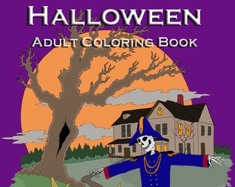 Halloween coloring | Etsy
