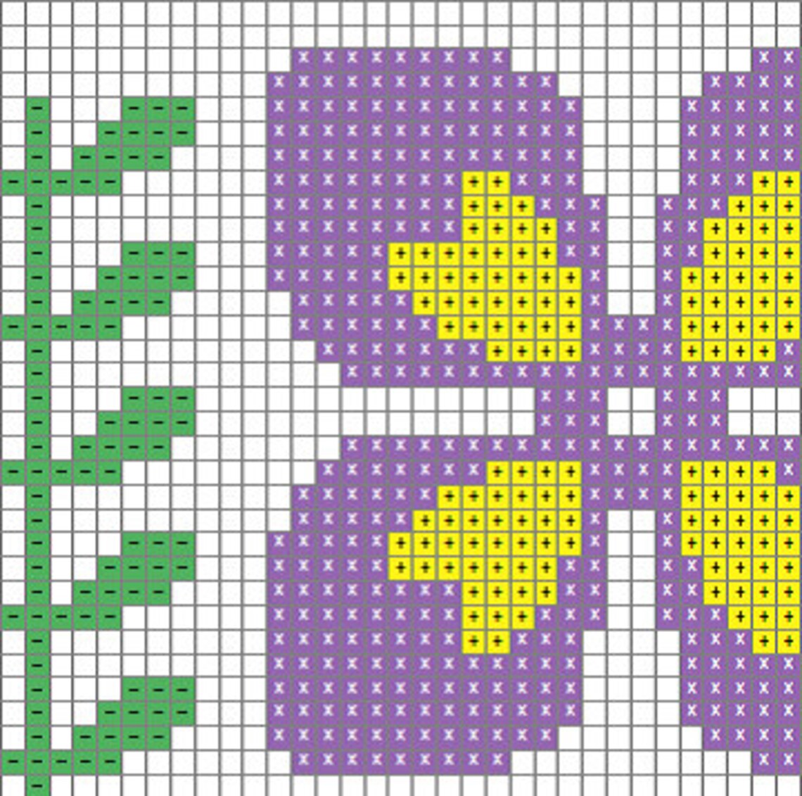 Retro Modern Cross Stitch Pattern - Scandi Cross Stitch - Ondori Cross ...
