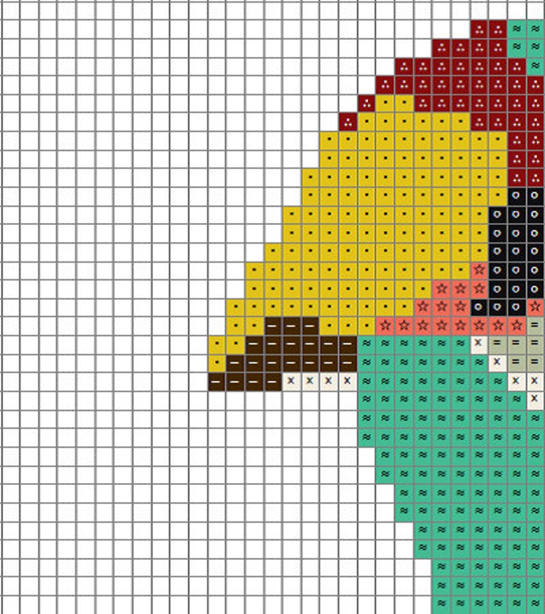 Retro Modern Cross Stitch Pattern Scandi Cross Stitch - Etsy