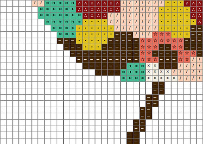 Retro Modern Cross Stitch Pattern Scandi Cross Stitch - Etsy