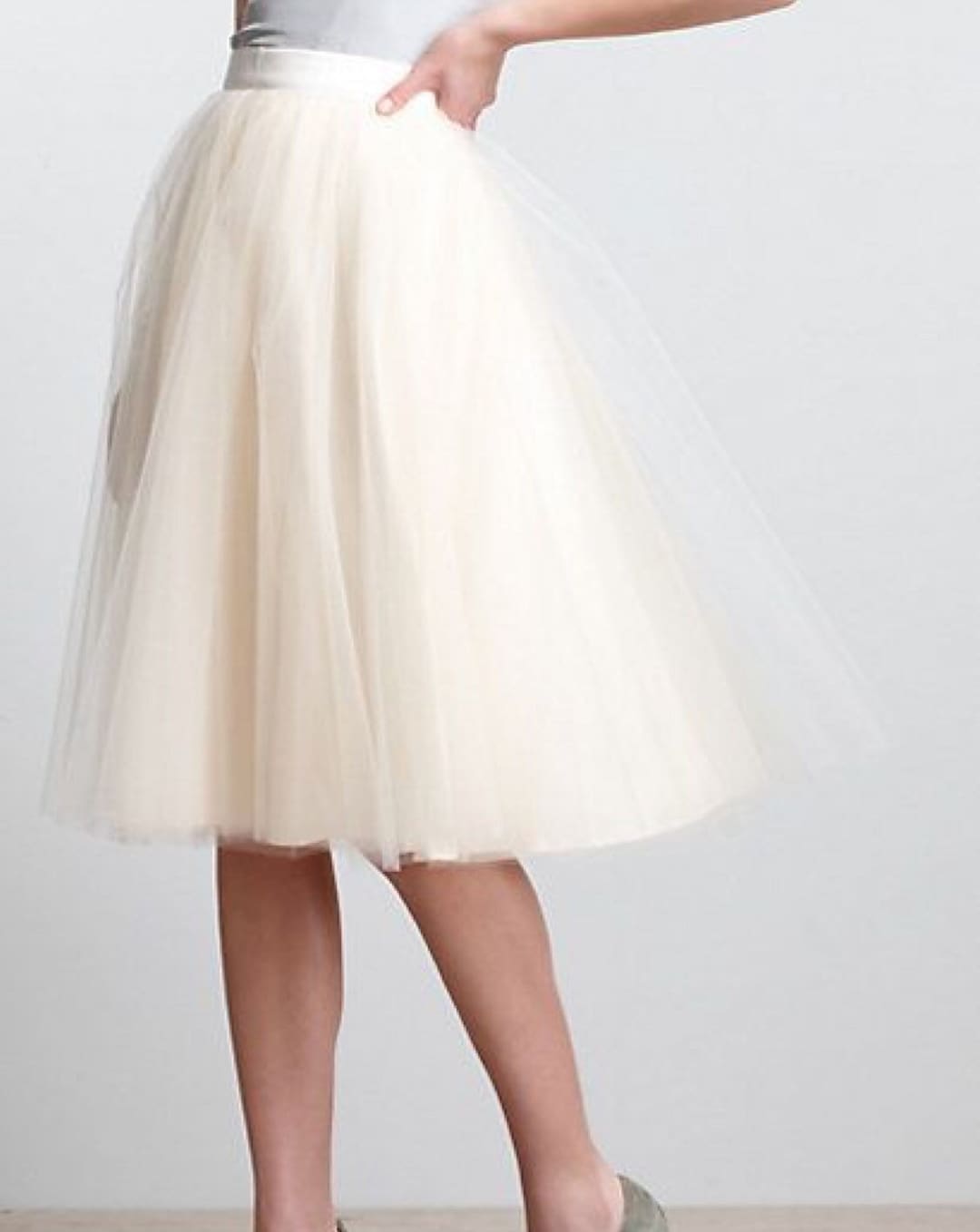 Ivory Tulle Skirt Bridesmaid Dress Wedding Dress Womens Custom Skirt ...