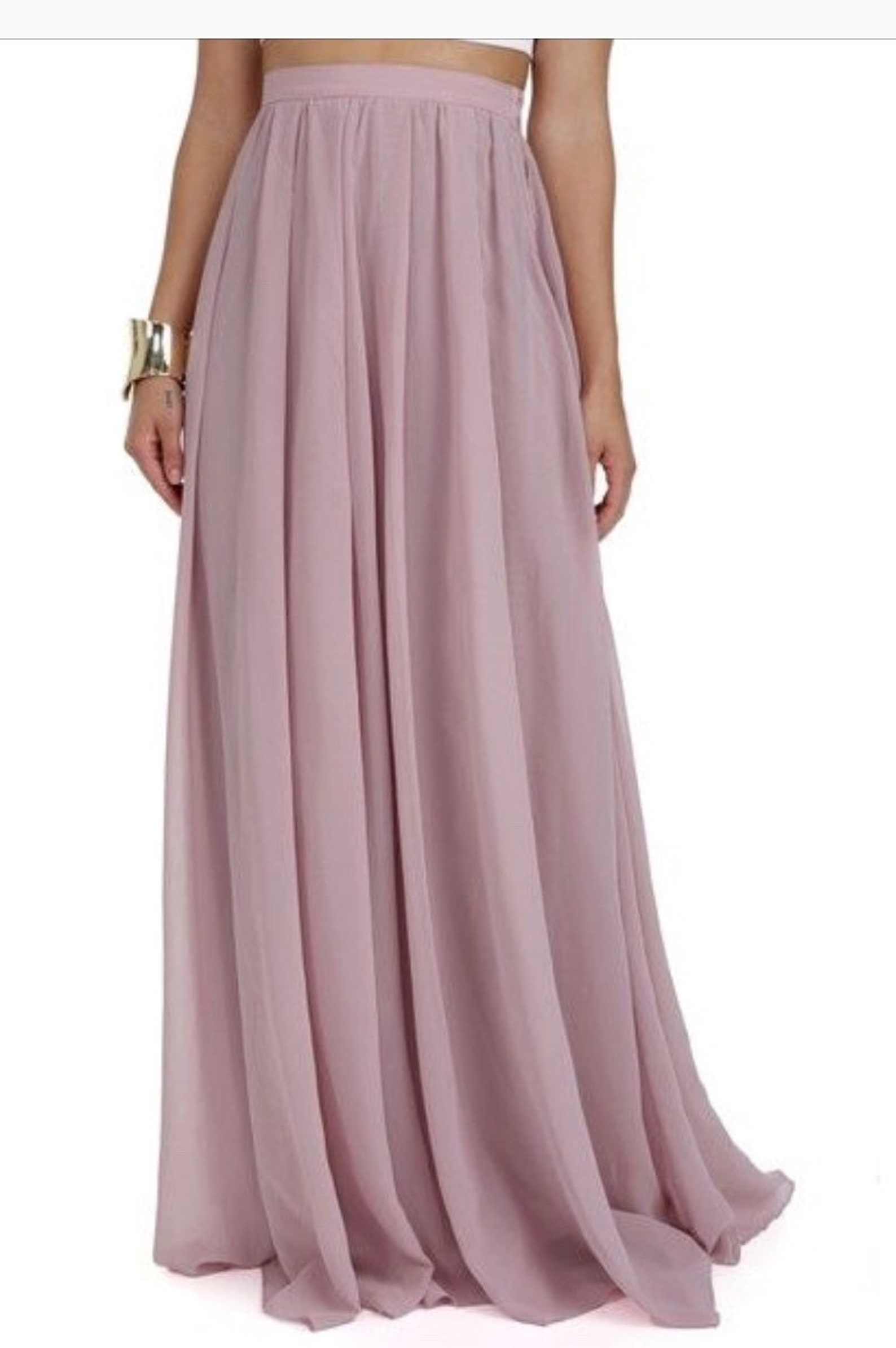 Chiffon Maxi Skirt Long Chiffon Skirt Wedding Skirt Womens - Etsy