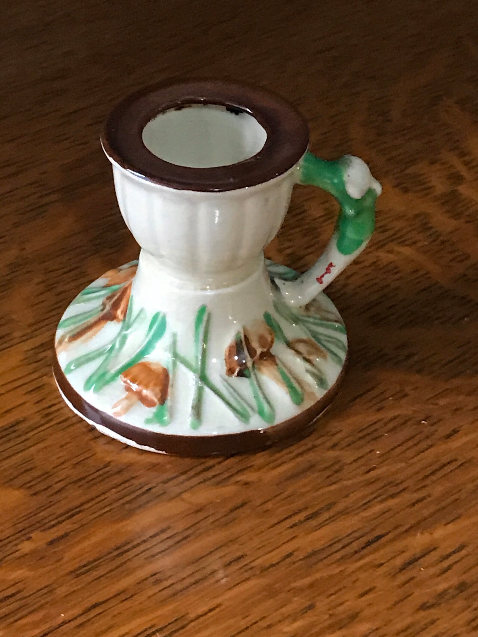 Suvesco Pixie and Mushroom Candle Stick Holder 1950s Vintage | Etsy UK