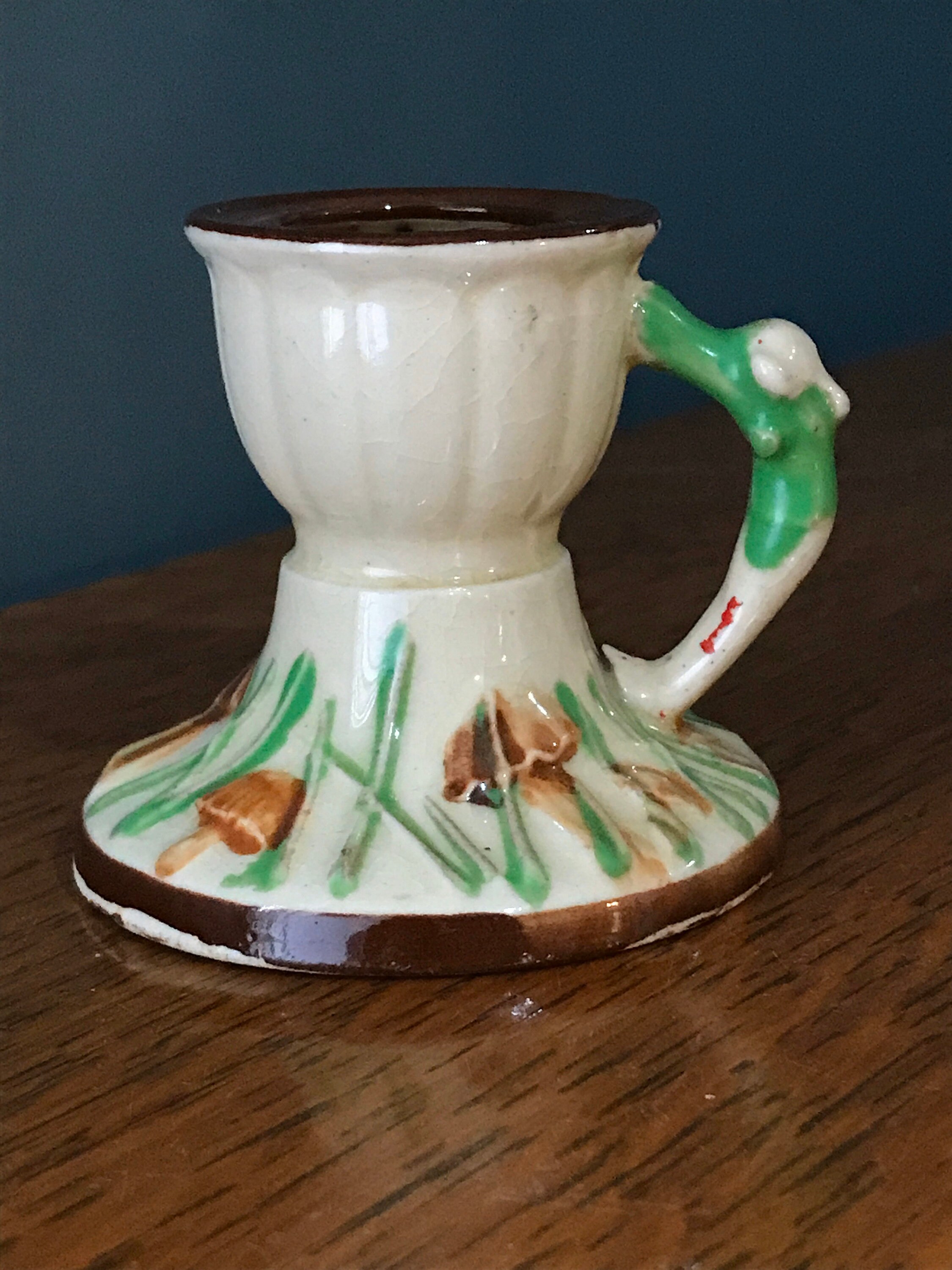 Suvesco Pixie and Mushroom Candle Stick Holder 1950s Vintage | Etsy UK