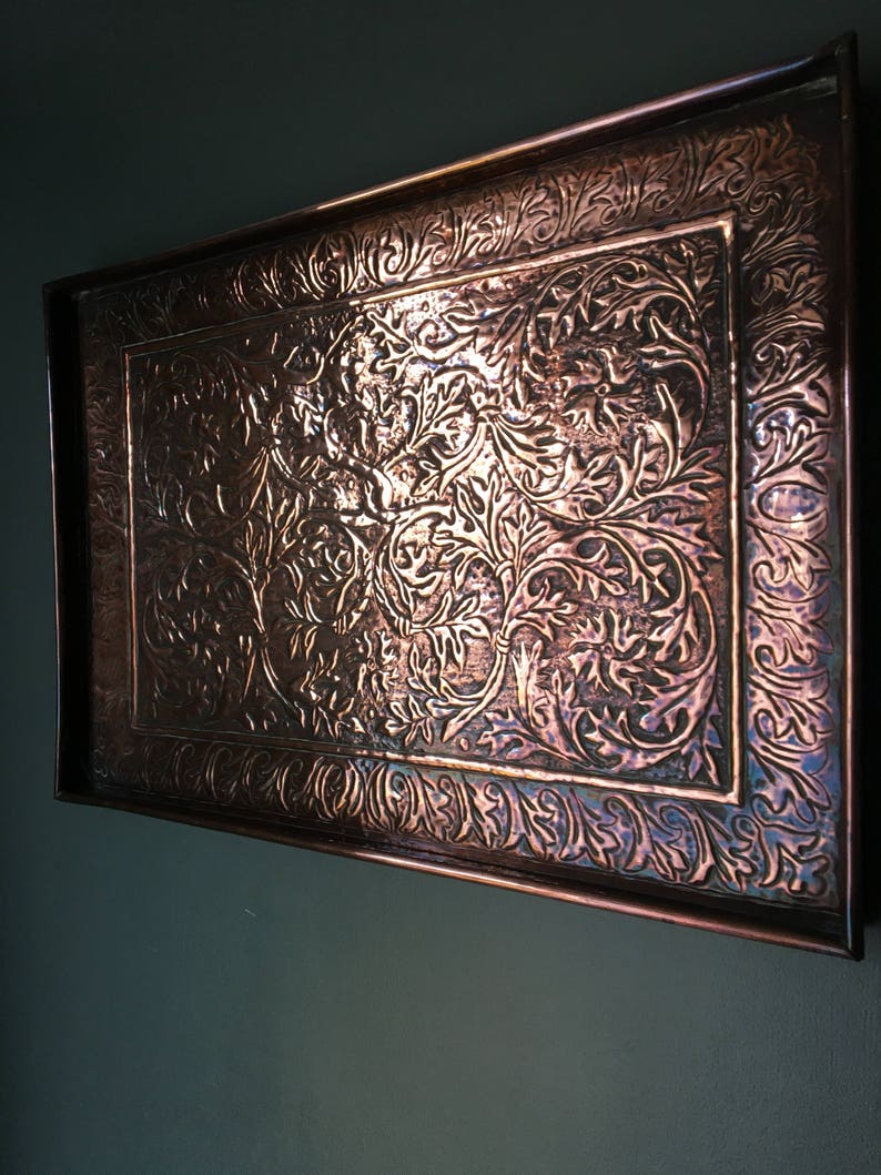 Keswick School of Arts Copper Repousse Tray Arts and Crafts - Etsy