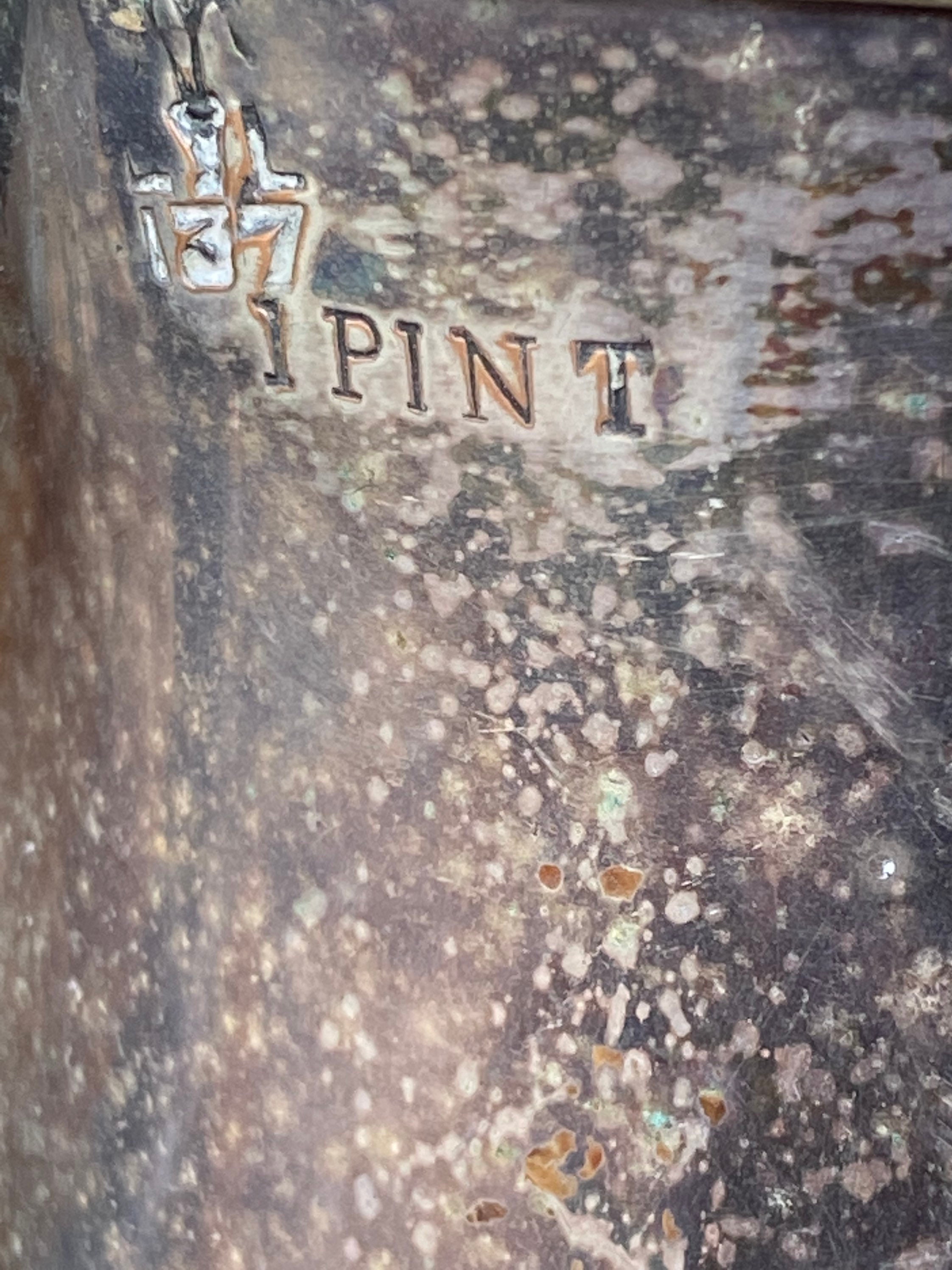 Pair of Copper Pint Tankards/ Loving Cups Twin Handles | Etsy