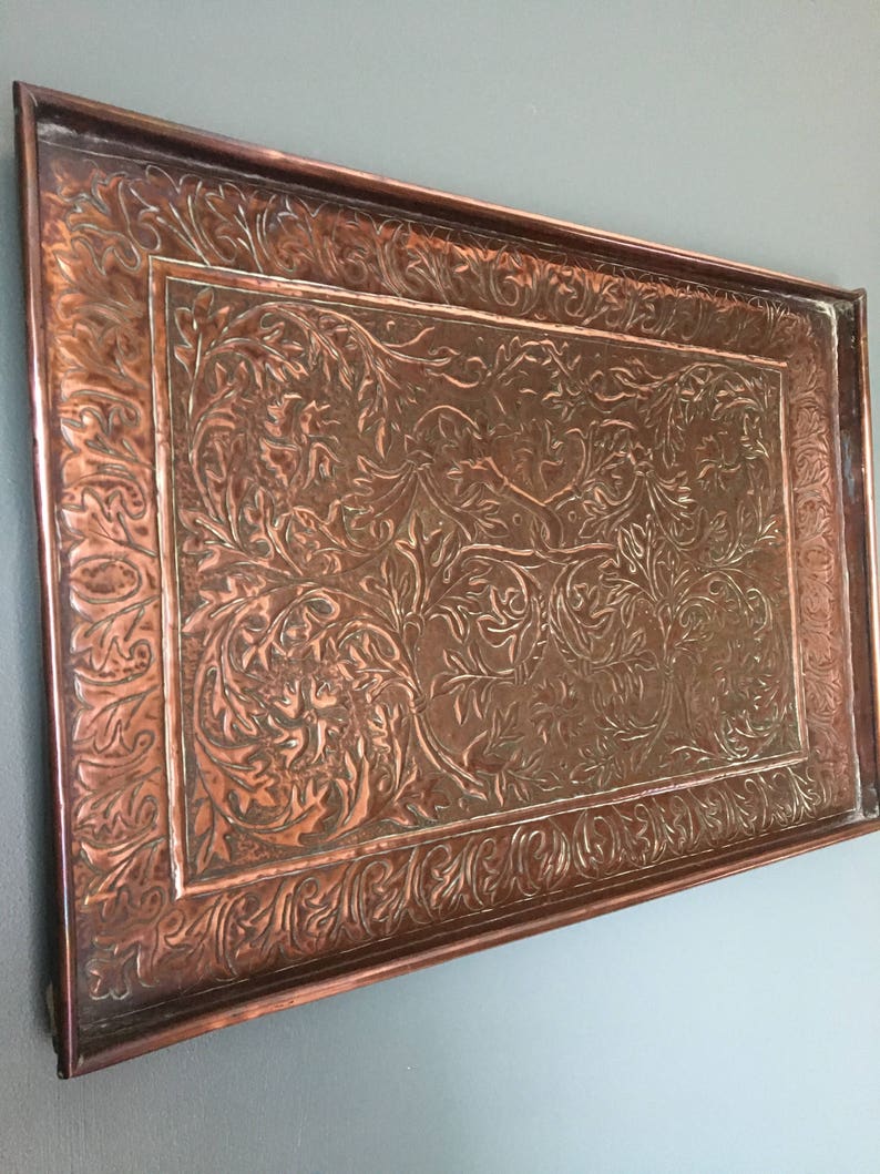Keswick School of Arts Copper Repousse Tray Arts and Crafts - Etsy
