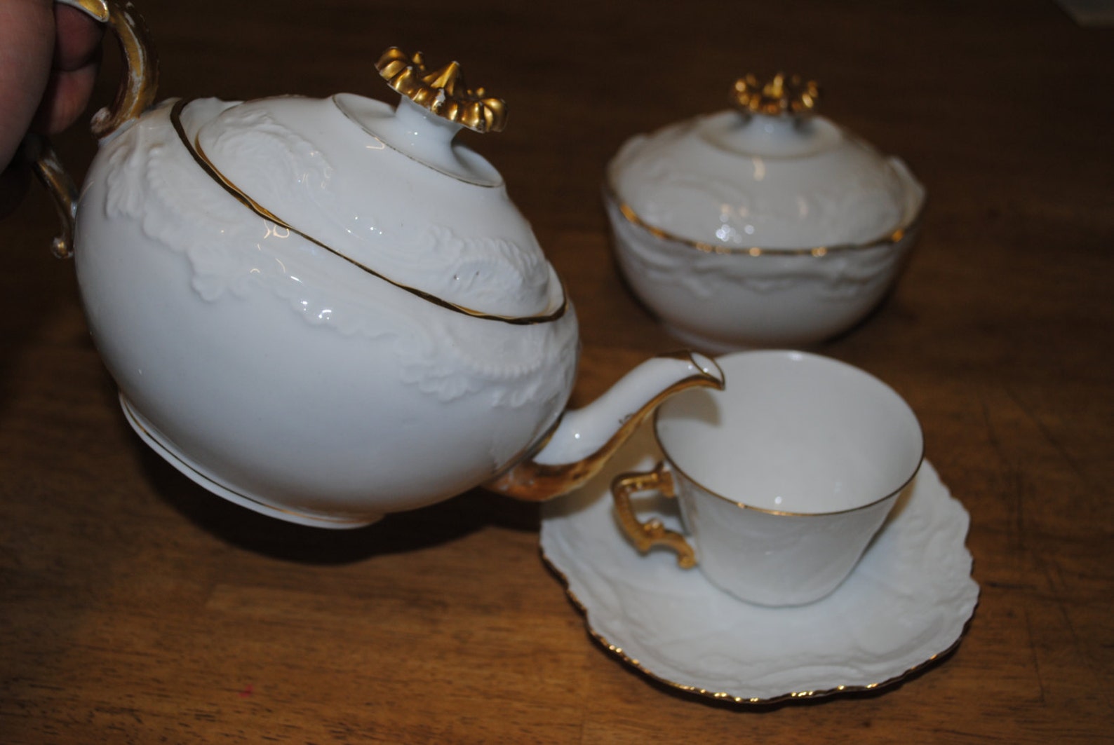 Antique 19th Century French Hand Painted Limoges Tea Pot. - Etsy