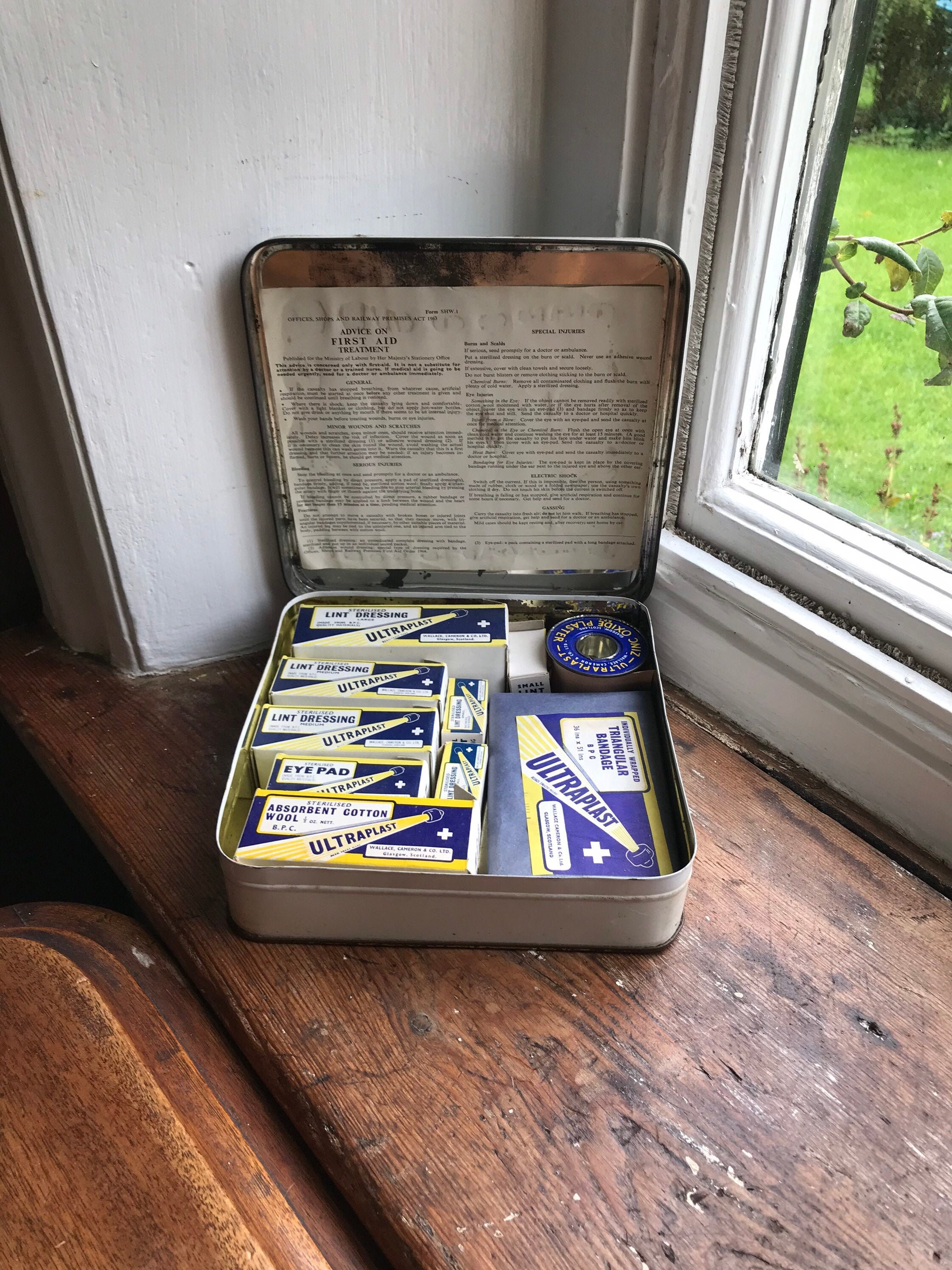 Full First Aid Kit and Original Contents 1950s Wallace Cameron | Etsy UK