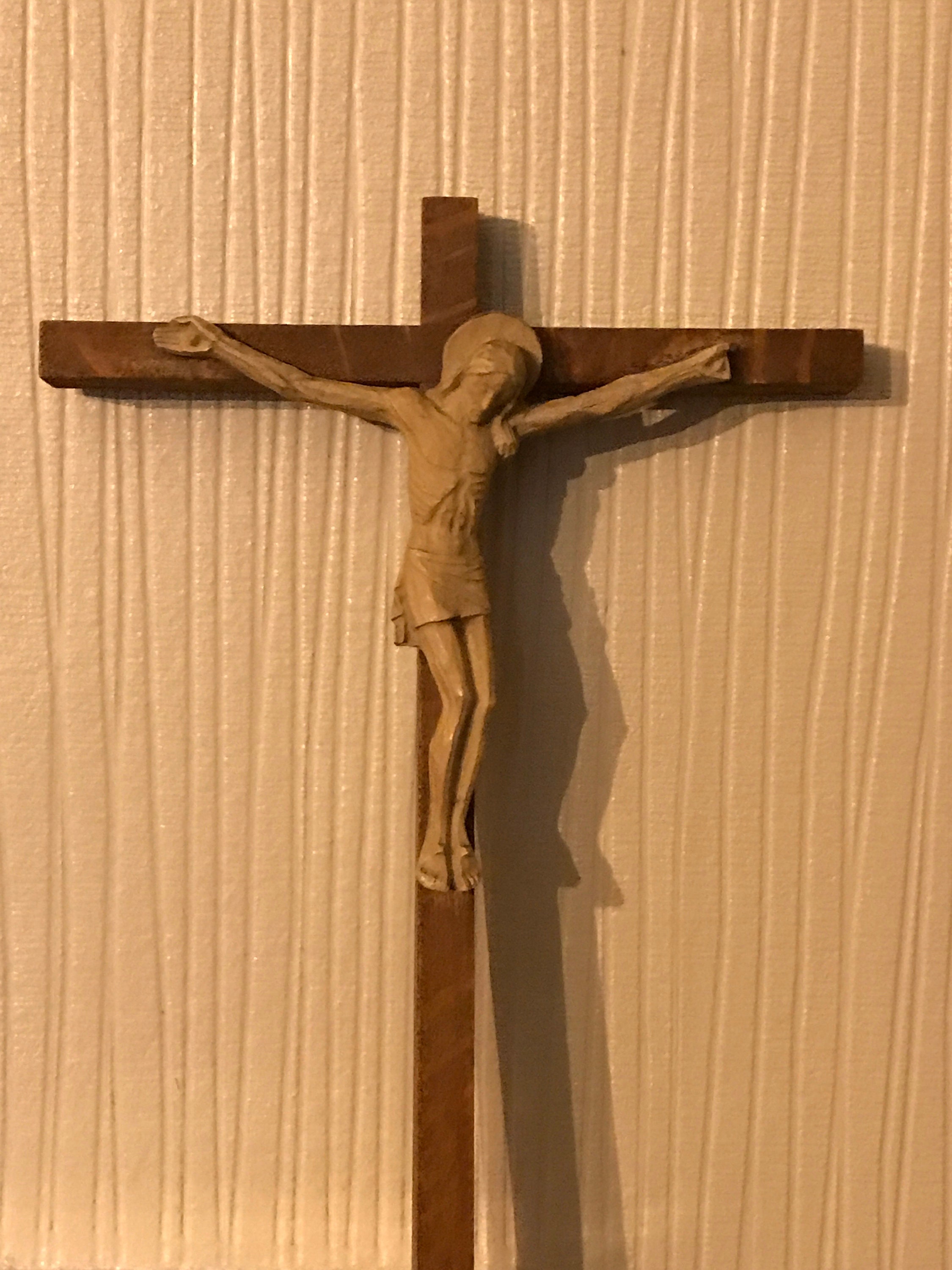 Vintage Wooden Crucifix mid century - Etsy Nederland