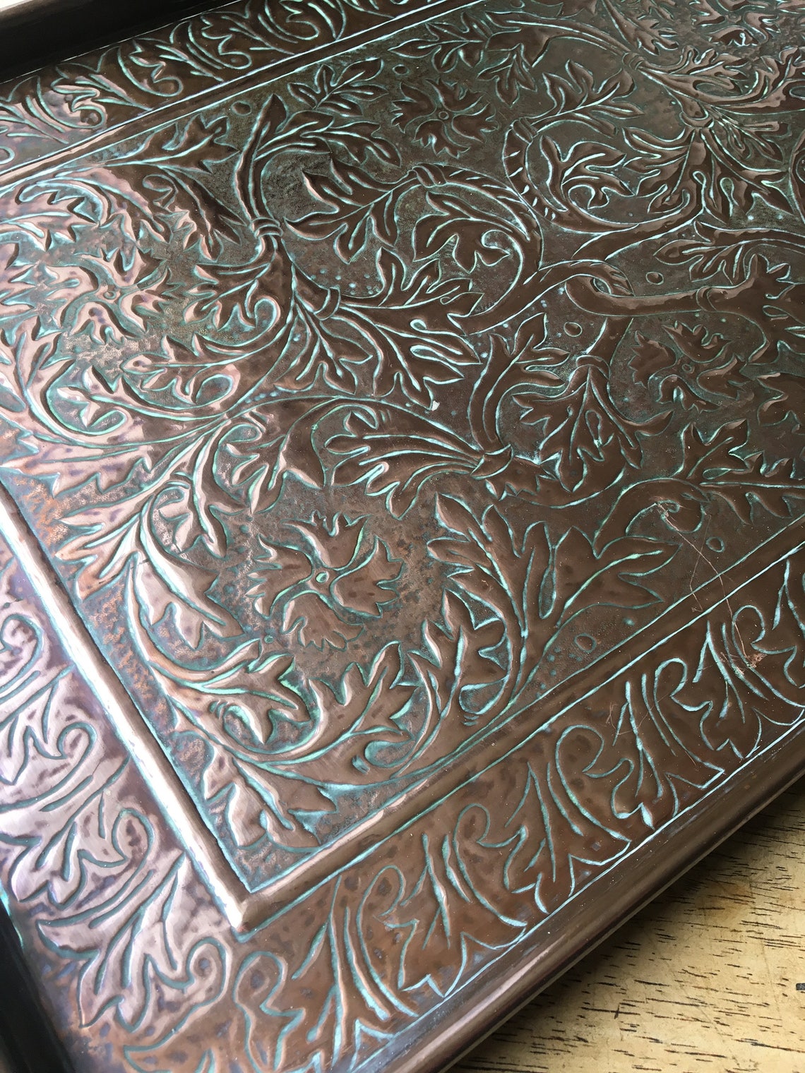 Keswick School of Arts Copper Repousse Tray Arts and Crafts Stamped - Etsy