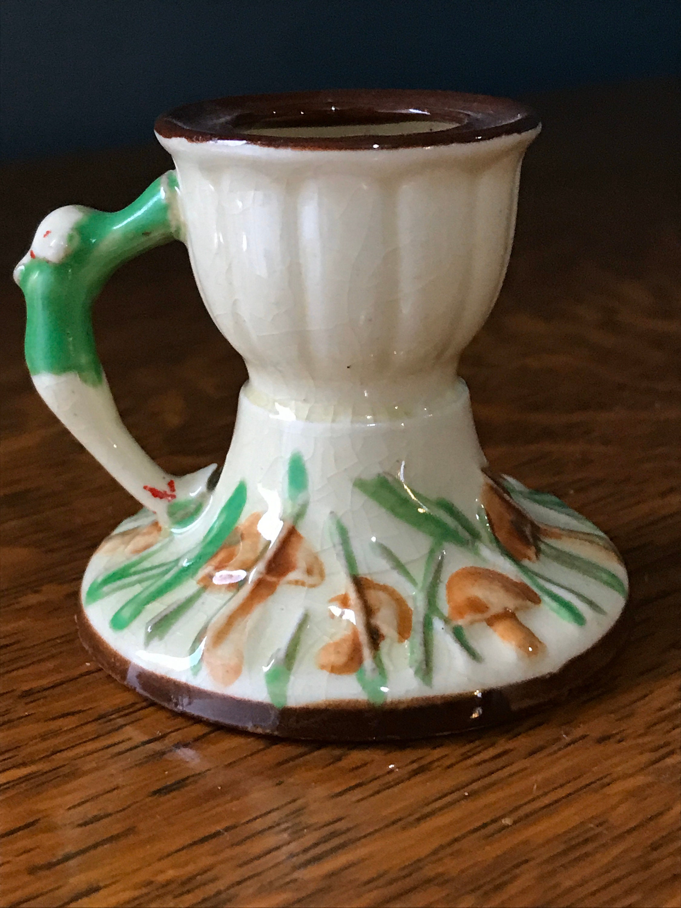 Suvesco Pixie and Mushroom Candle Stick Holder 1950s Vintage | Etsy UK