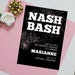 Nash Bash Bachelorette Party Invitation / Nashville Bachelorette Invite ...