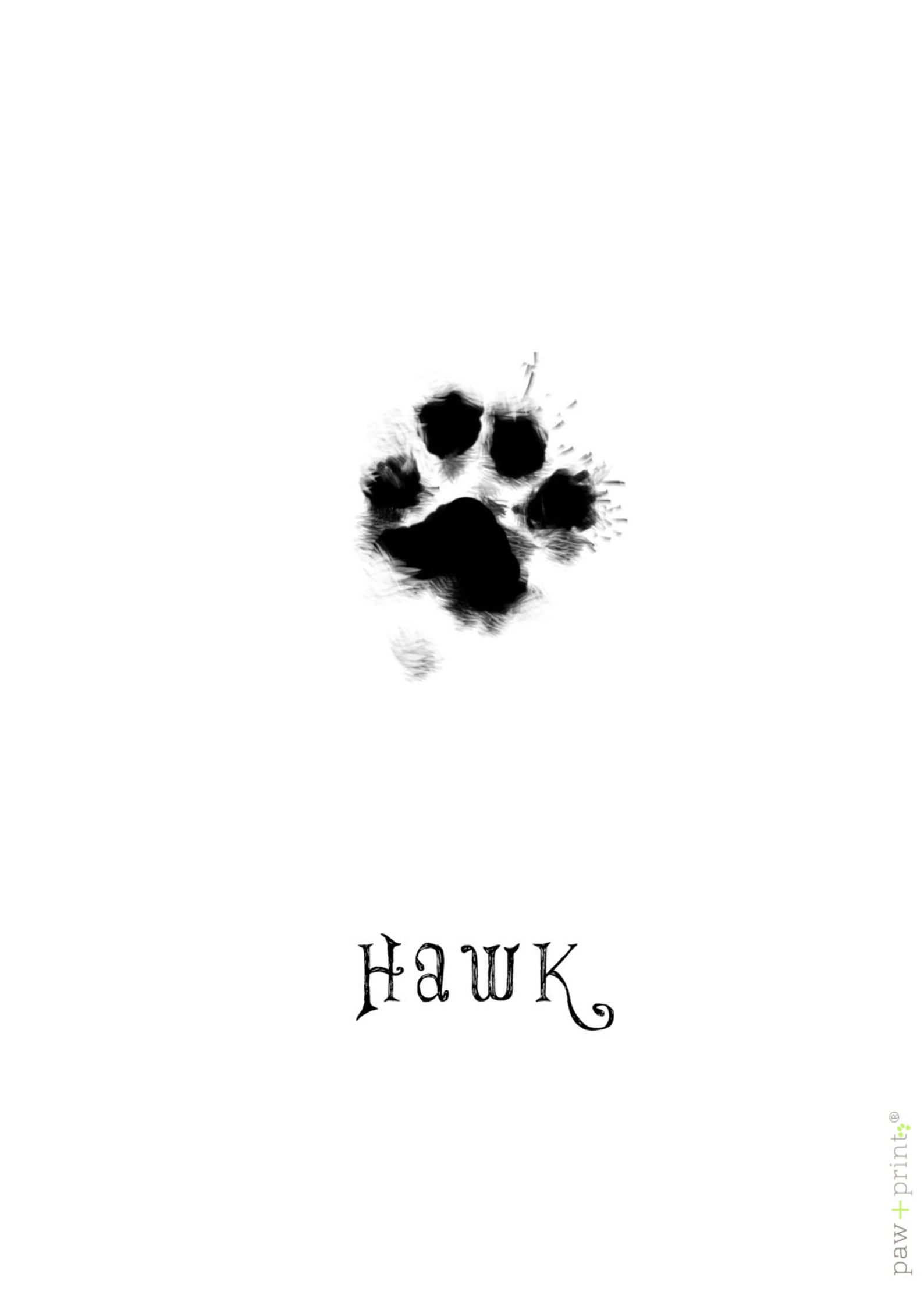 The ORIGINAL Actual CUSTOM Pet Paw Print, Cat, Dog, Animal Art, Digital ...