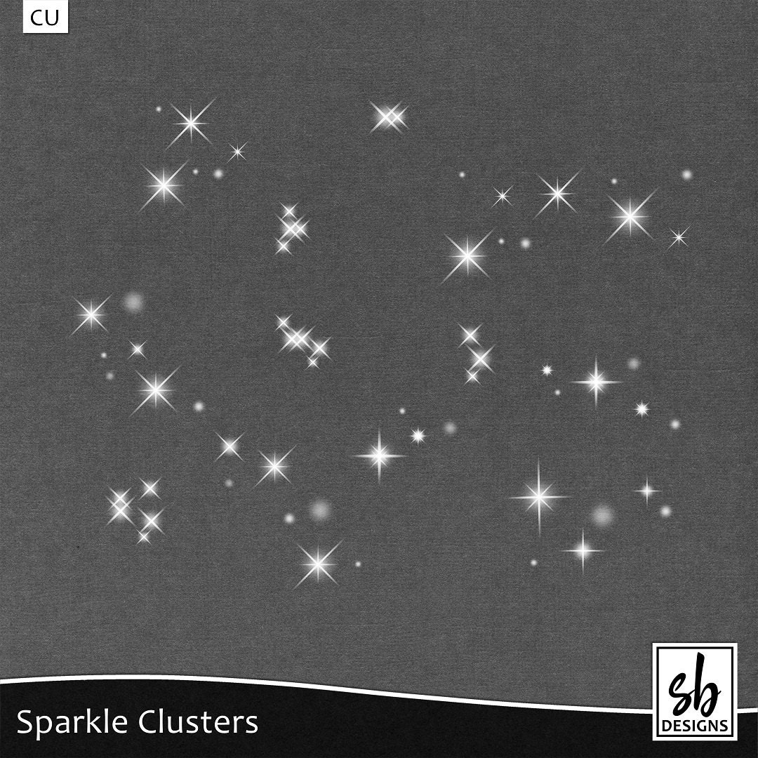 Sparkle Clip Art - Sparkle Embellishments - Sparkle Designs - Digital ...