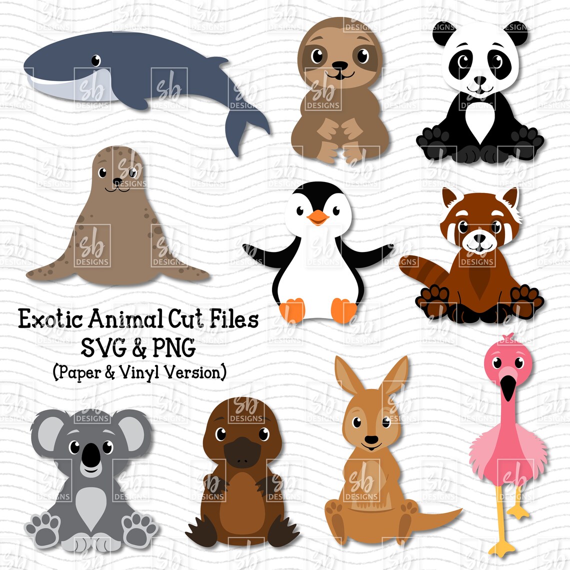 Animal SVG Zoo Animals SVG Australian Animals SVG Cute - Etsy