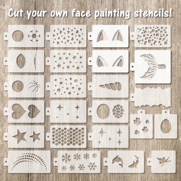 Face Stencil - Etsy
