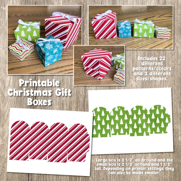 Gift Box Printable - 60+ Gift Ideas for 2024