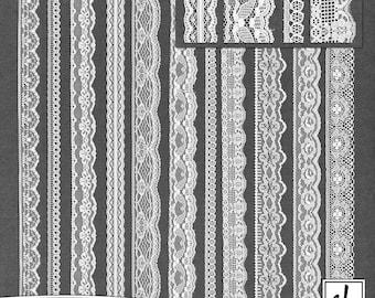 Lace Clip Art | Etsy