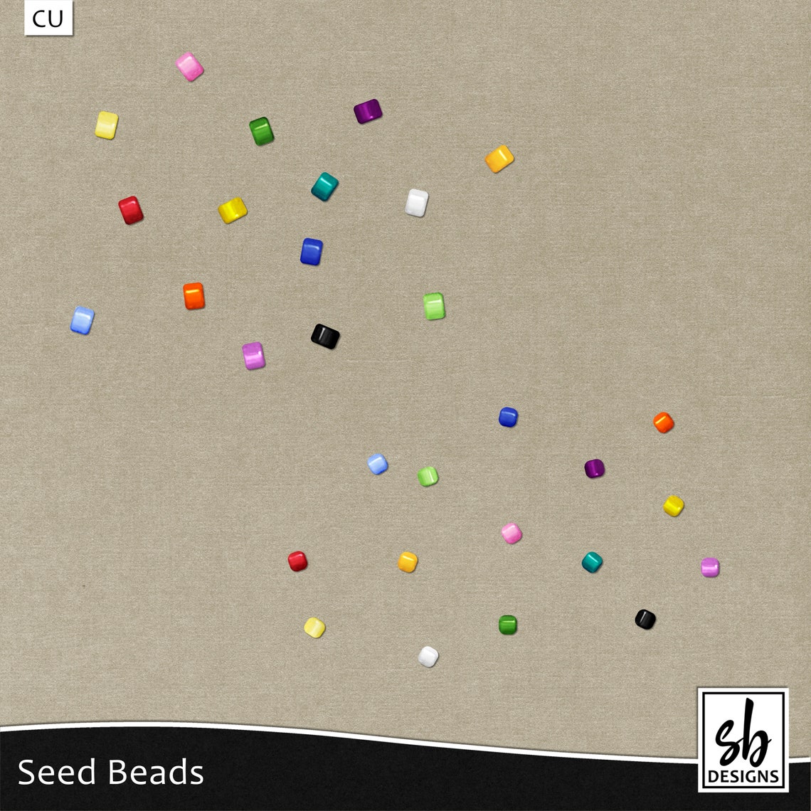 Digital Beads - Bead Clip Art - Bead Embellishments - Digital ...
