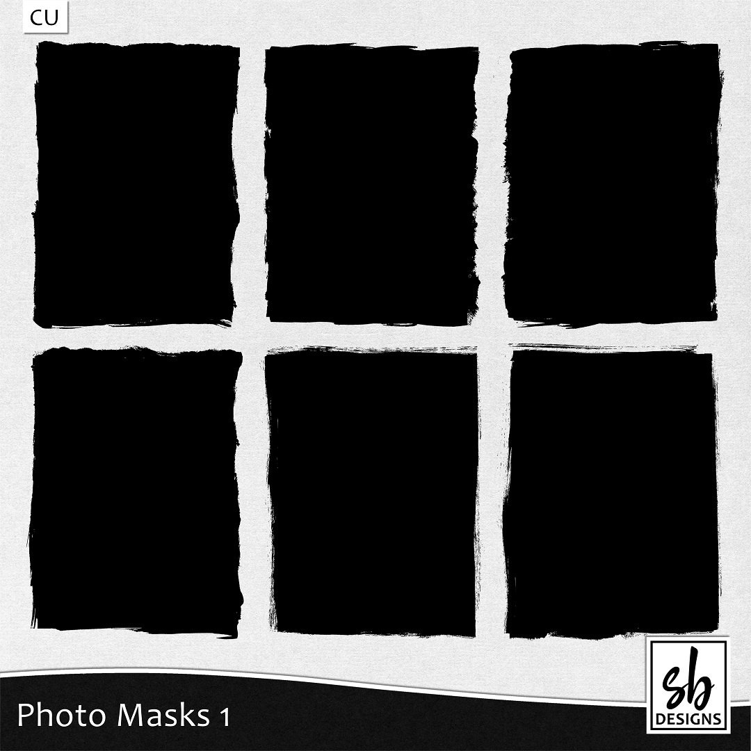 Photo Masks - Clipping Masks - Digital Photo Frames - Instant Download ...