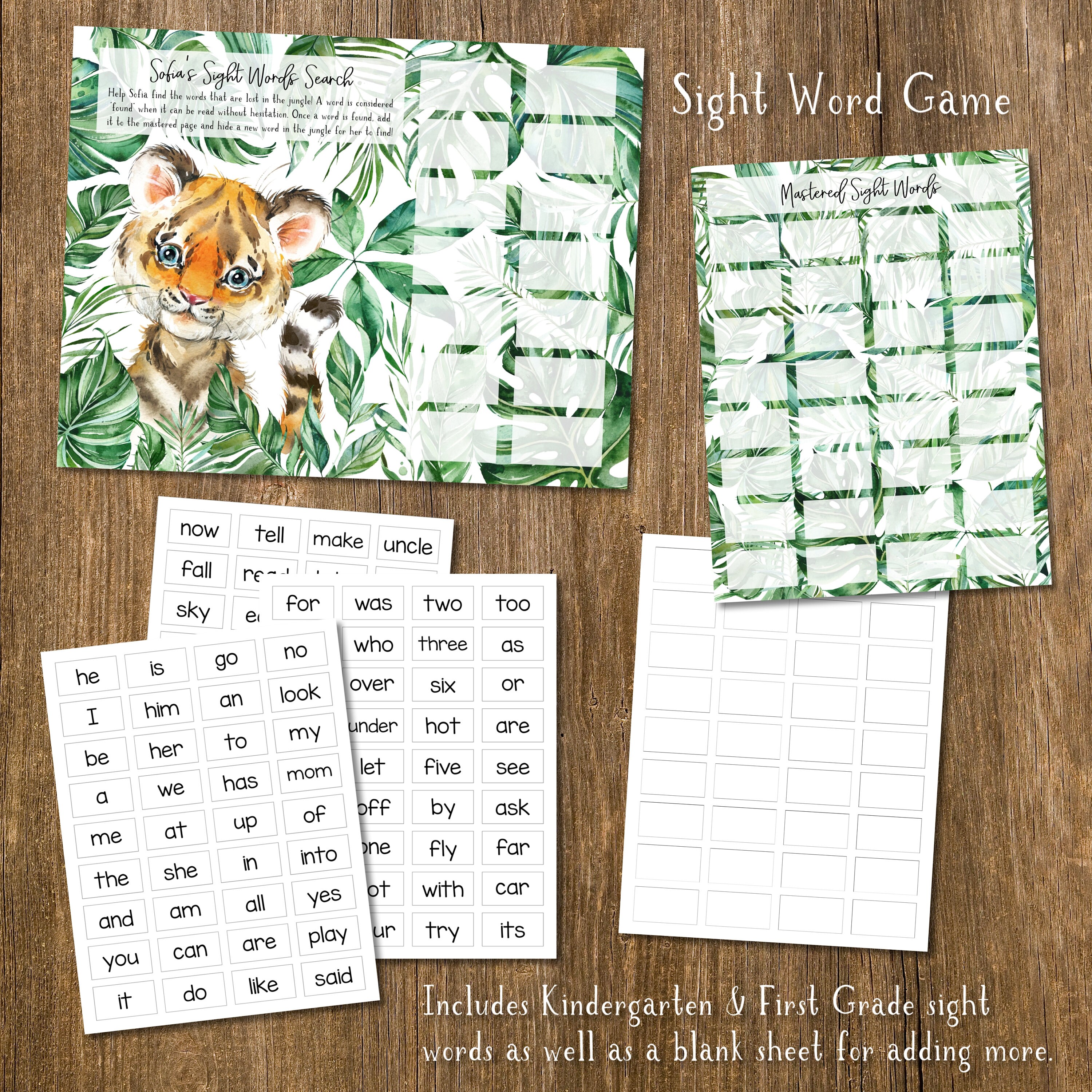 Sight Words Game Sight Words Printable Elementary Reading | Etsy