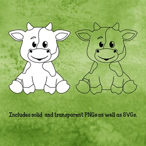 Farm Animal Digital Stamps, Farm Animal SVG, Farm Animal Clip Art, Cute ...