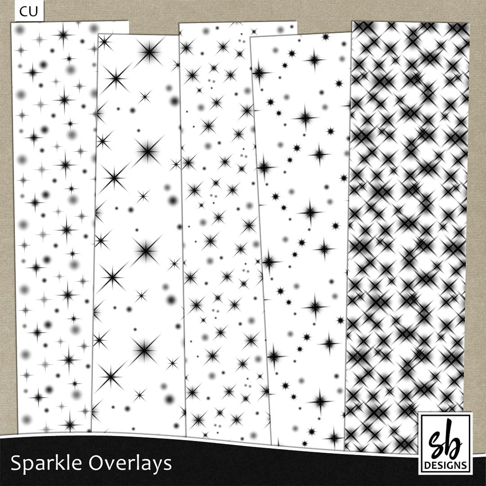 Digital Paper - Pattern Overlays - Digital Patterns - Sparkle Overlays ...