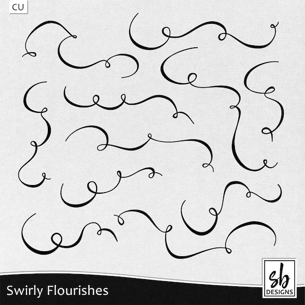 Swirly Designs - Etsy