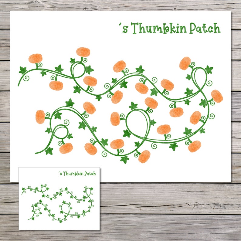 Pumpkin Fingerprint Art, Fingerprint Craft, Pumpkin Kids Craft ...