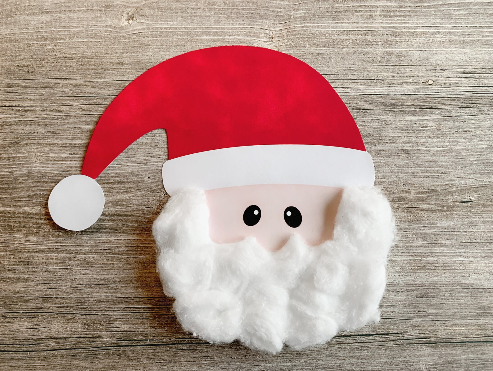 Christmas Kids Craft, Santa Craft, Printable Santa Clause Craft, Santa ...