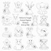 Animal Digital Stamps, Animal SVG, Animal Clip Art, Cute Animals ...