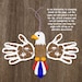 Bald Eagle Craft, 4th of July Craft, Memorial Day Craft, Patriotic ...