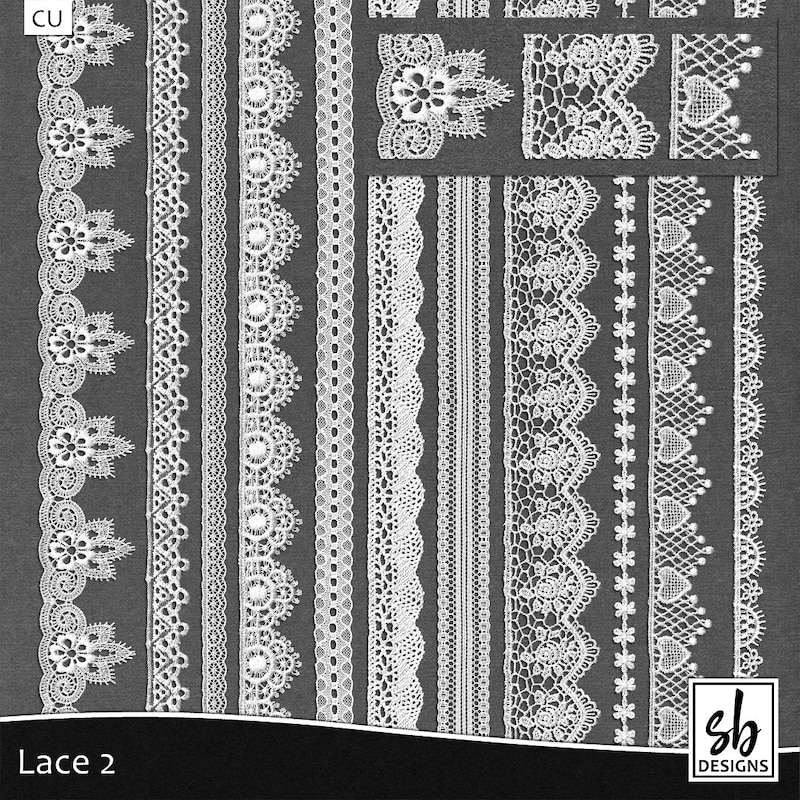 Lace Clip Art - Etsy