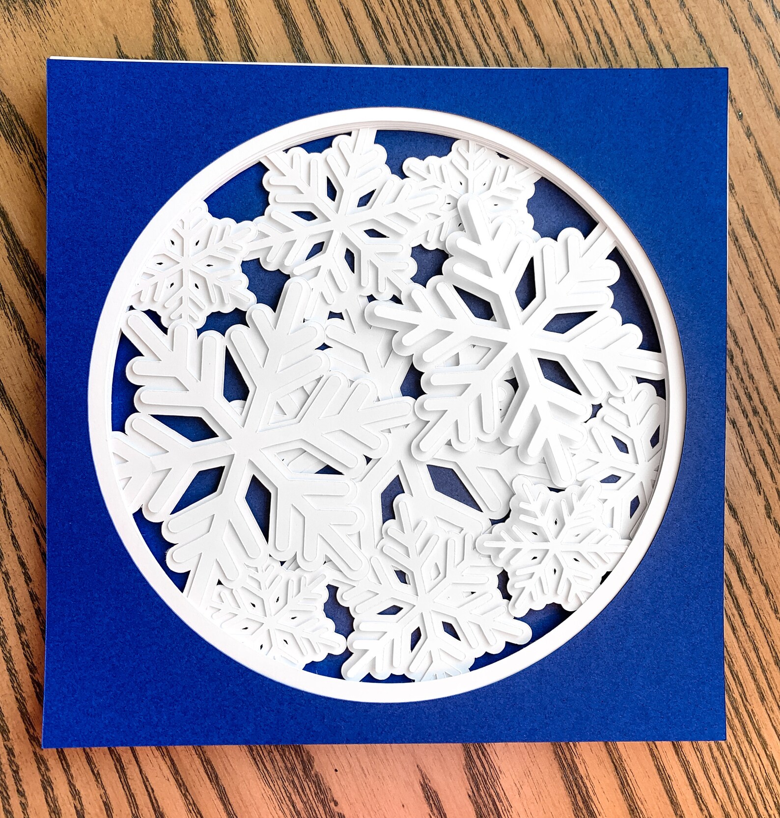 Snowflake Shadow Box SVG, Winter Shadow Box SVG, 3D Shadowbox ...