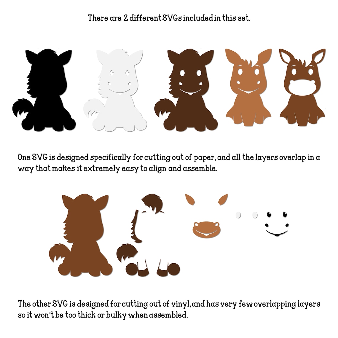 Farm Animal Cut Files Farm Animal SVG Farm Animal Clip Art - Etsy Canada