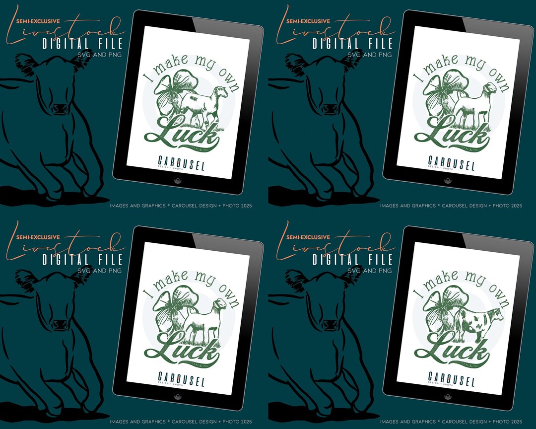 Make My Own Luck Digital Design Bundle - Only 2 Available - Etsy