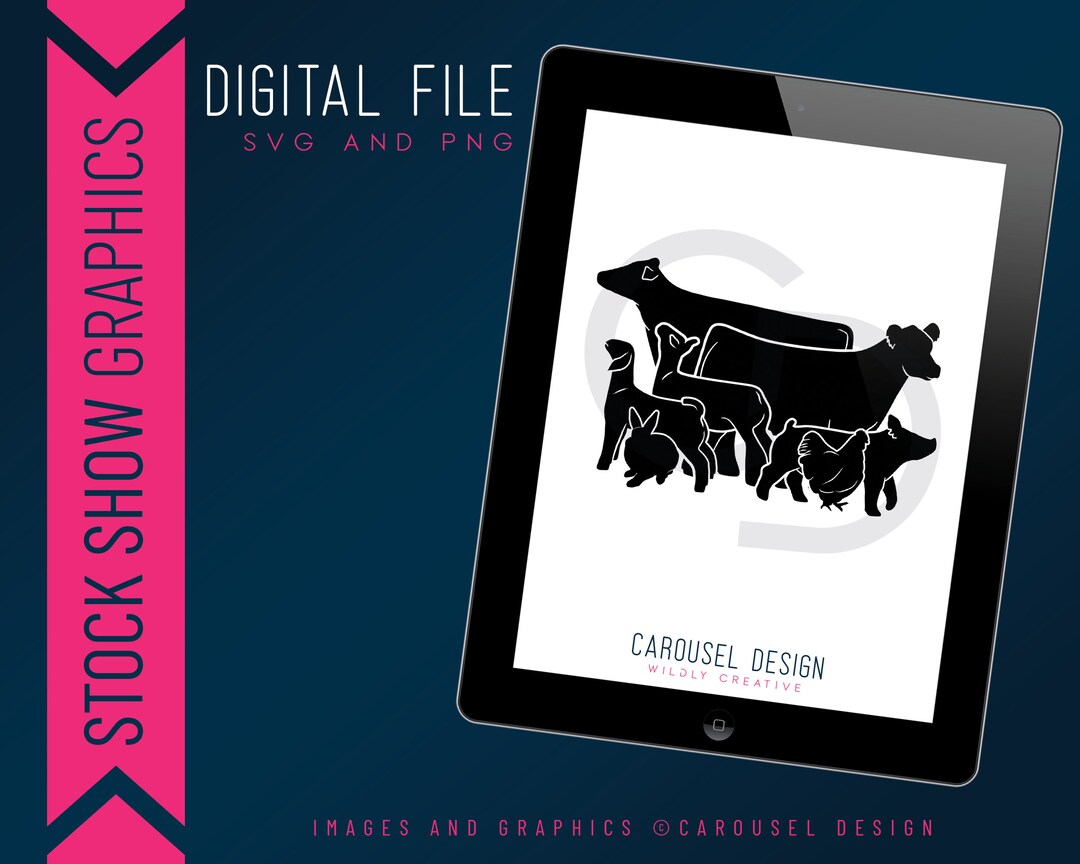 Group Livestock Graphic 2023.3 - Dairy Cow, Steer, Pig, Lamb, Goat ...