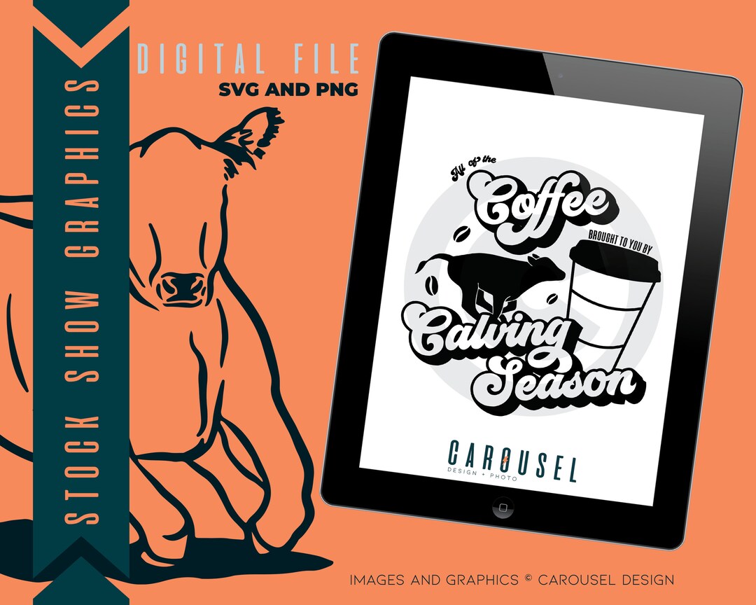 Calving Season Graphic - Digital SVG & PNG - Etsy
