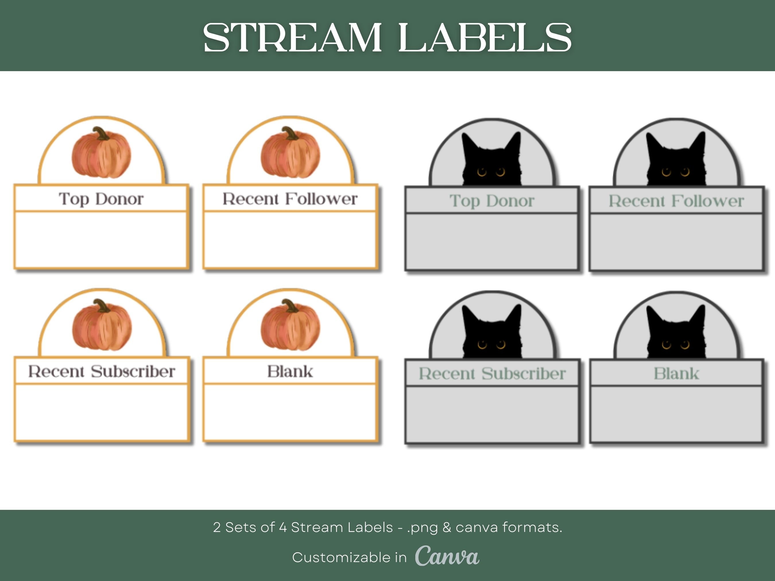Basic Witch Autumn Stream Pack | Twitch Stream Overlay Pack | Twitch ...