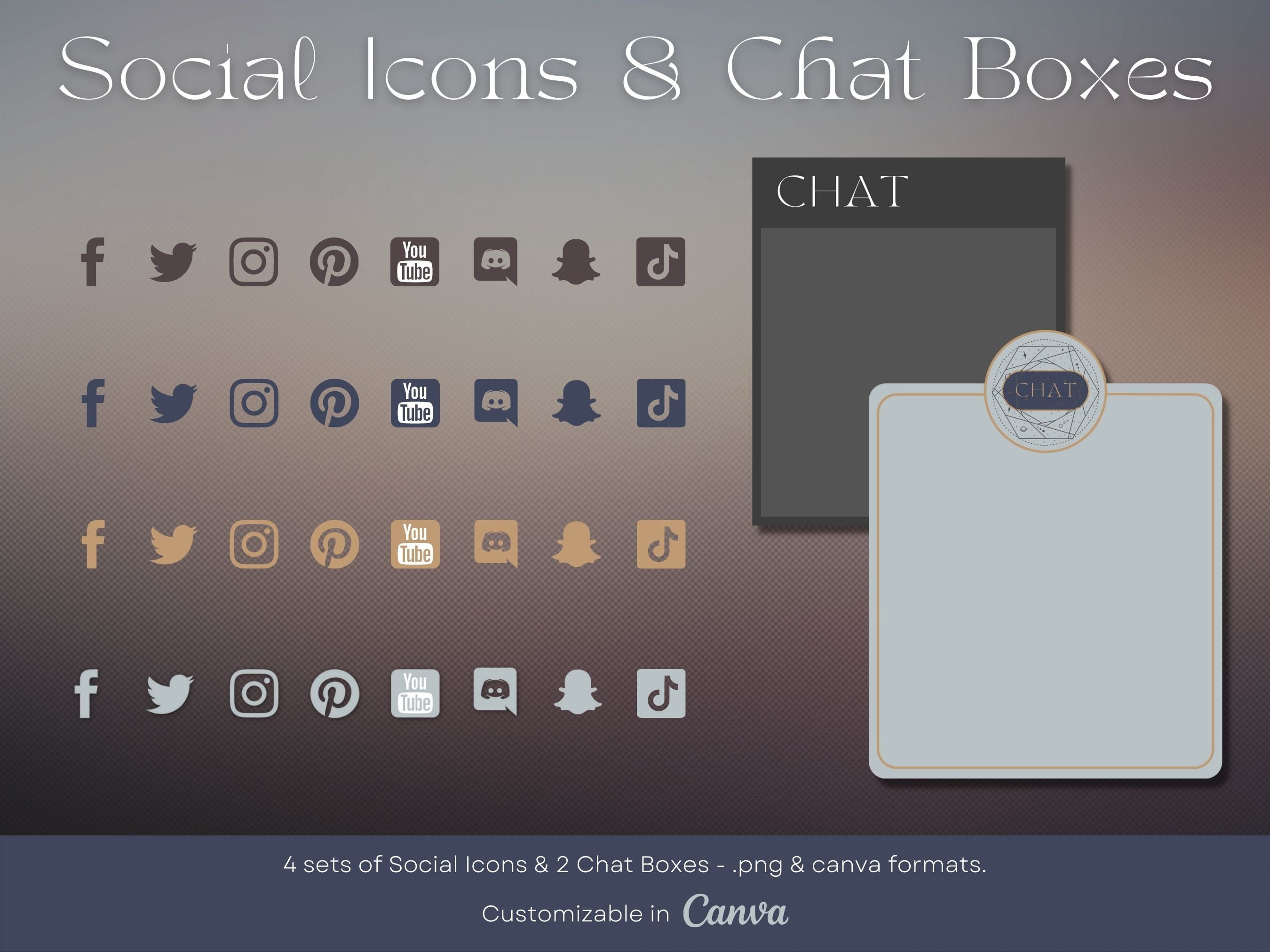 Celestial Moon and Stars | Twitch Stream Overlay Package | Twitch ...