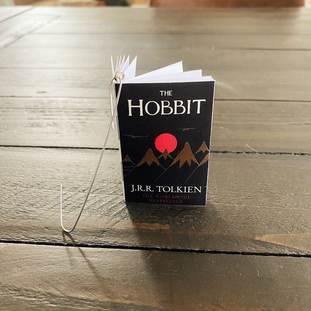 LOTR Mini-book Ornament - the Hobbit - Etsy