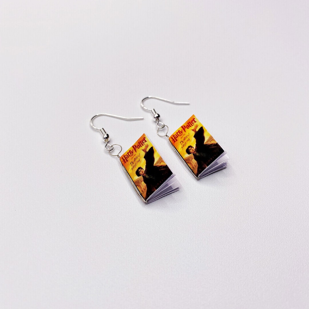 Magical Mini-book Earrings 7 American Cover - Etsy