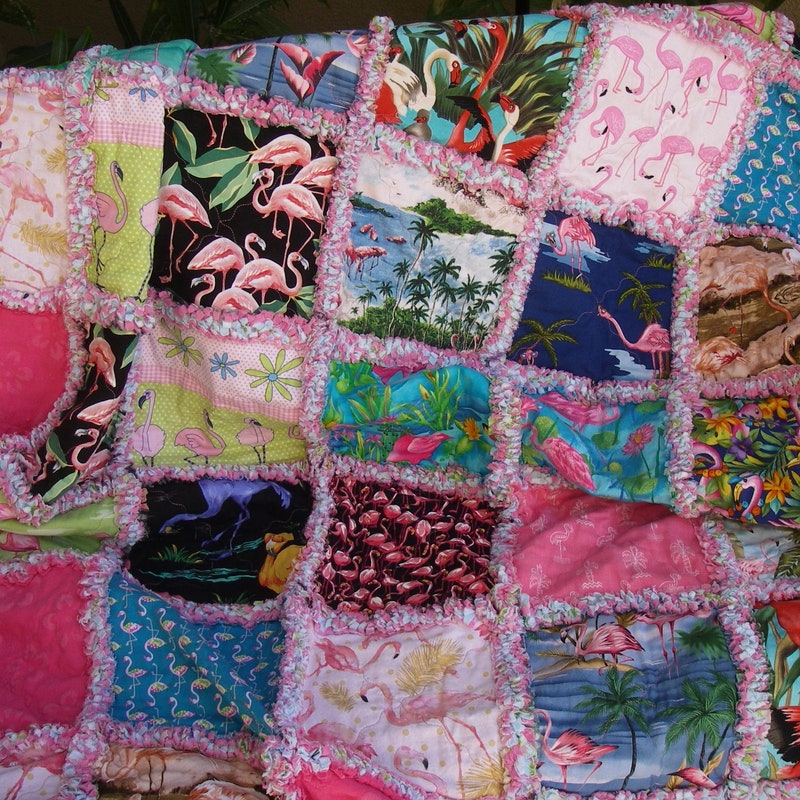 Flamingo Quilt Pattern - Etsy