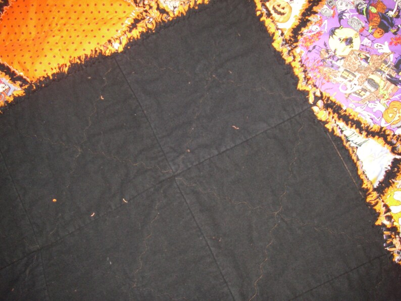 Happy Halloween Scrappy Rag - Etsy