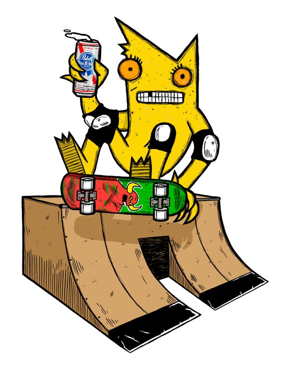 Toy Machine Monster Drawing
