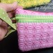 Built in CREDIT CARD WALLET Wristlet Zippered Bags Set of Two Completed ...