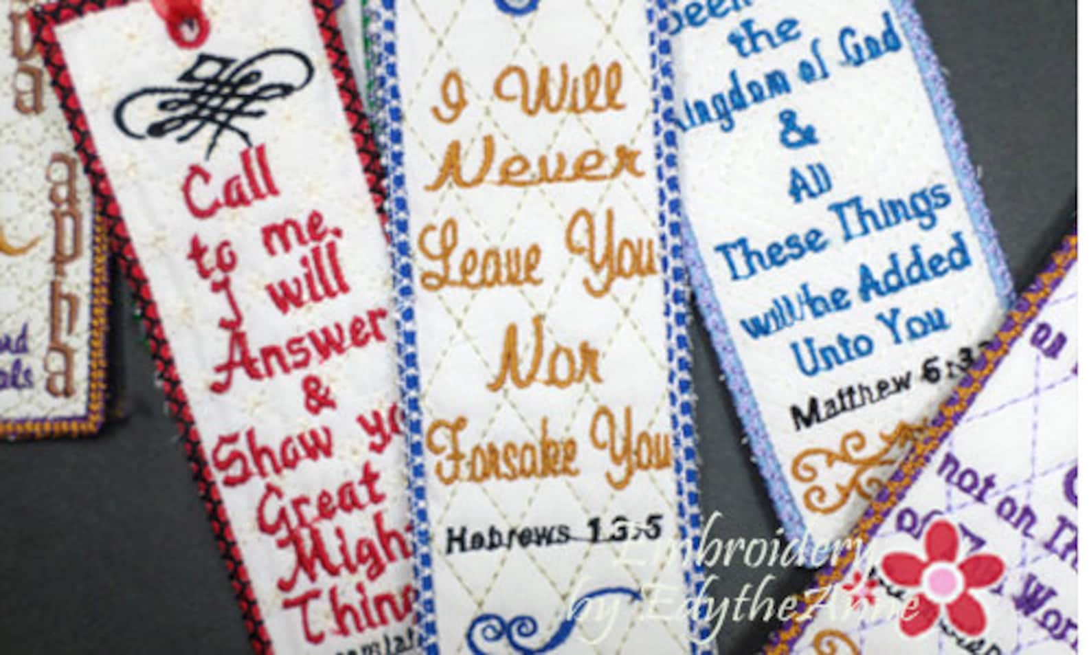 BOOKMARK SET of SIX Faith Based Instant Download - Etsy