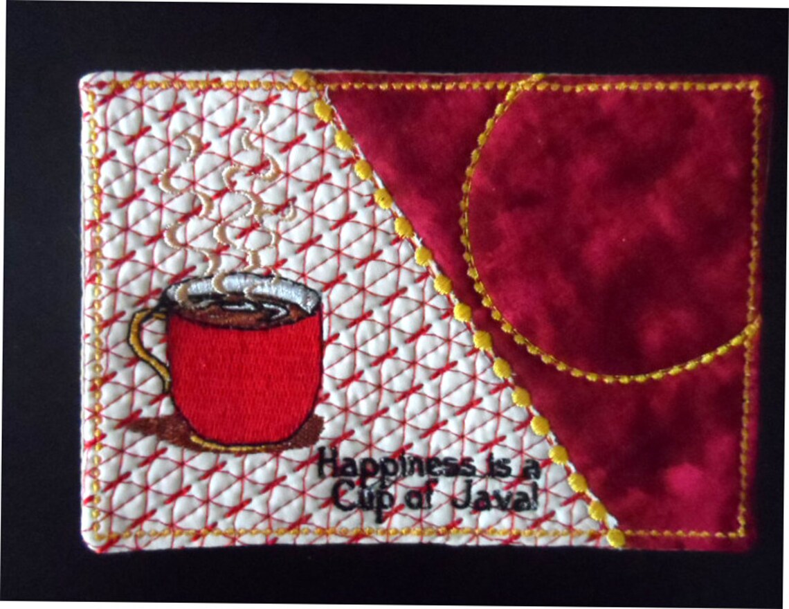 Cup of Java AND Cup of Hot Chocolate Mug Mat/mug Rug in the - Etsy