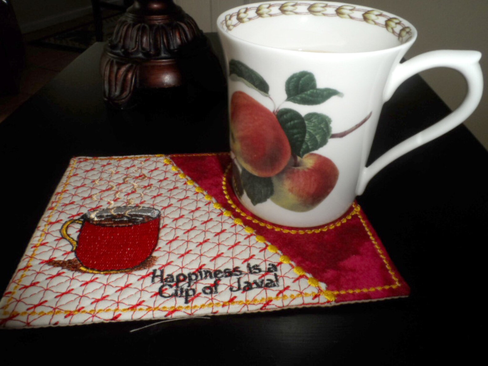 Cup of Java AND Cup of Hot Chocolate Mug Mat/mug Rug in the - Etsy